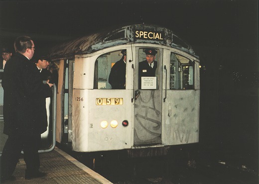 One empty trip to Morden, then onto low loaders for the scrapyard