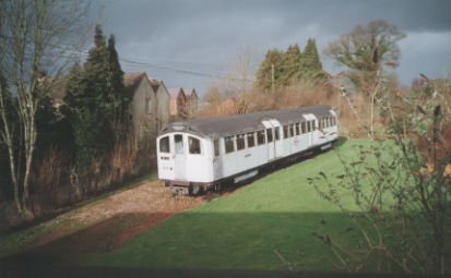DM car 1304 in Mike Kelly’s garden