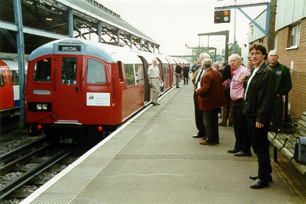 1960 tube stock at Edgware