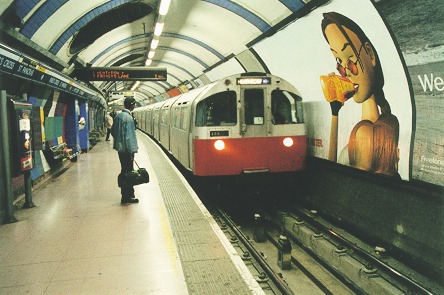Unrefurbished 1973 tube stock at King’s Cross
