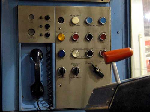 1983 tube stock cab detail.This is a link to a larger version.