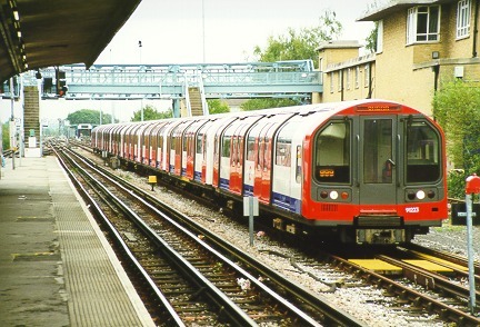 Central Line train at West Ruislip